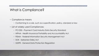 PCI DSS Compliance for Web Applications | PPT