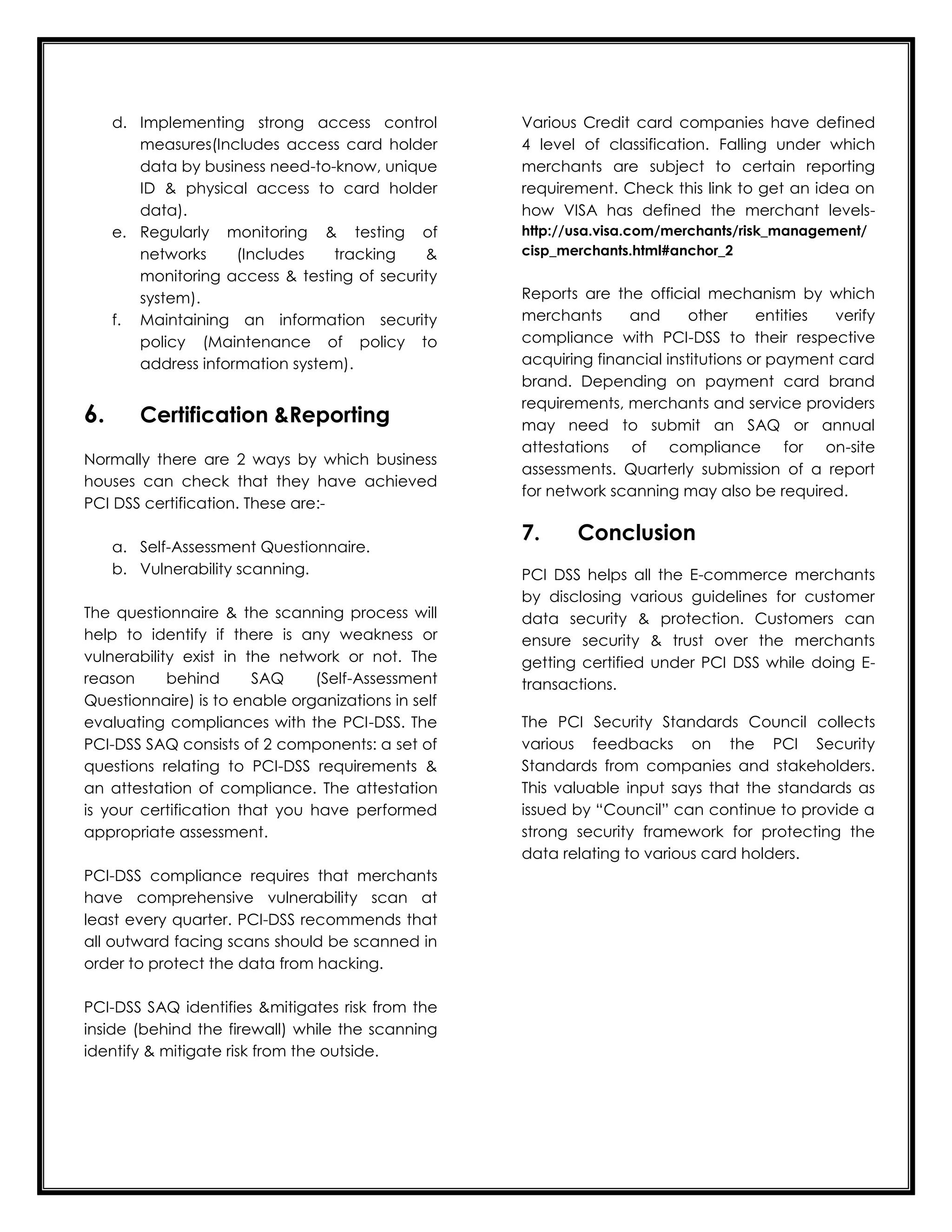 Requirement of PCI-DSS in India. | DOCX