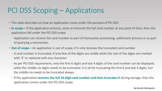 PCI DSS Scoping and Applicability | PPT