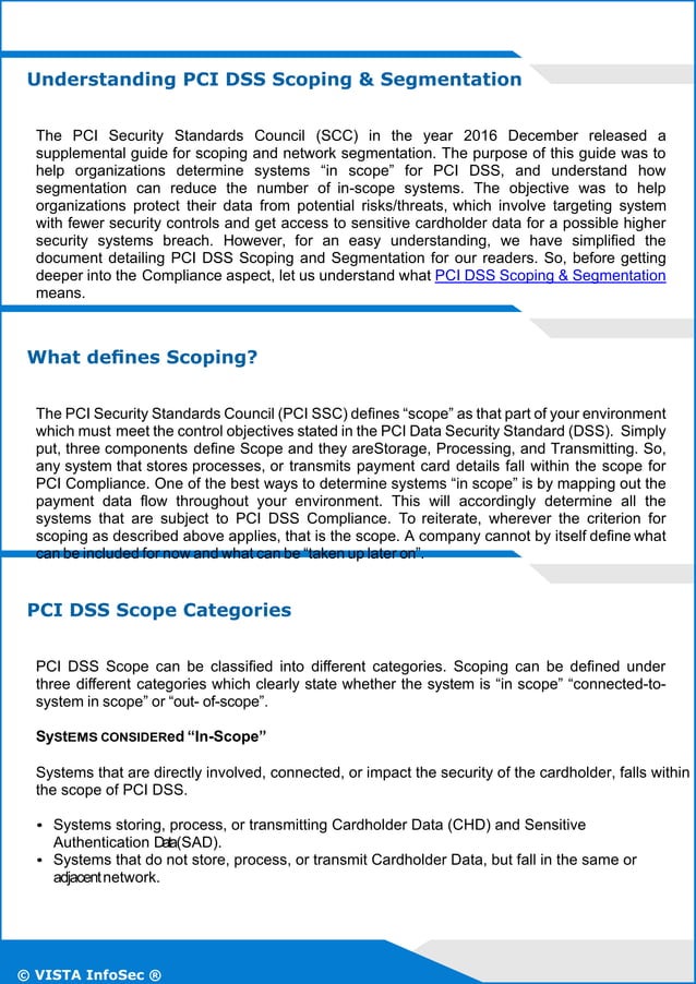 Pci dss scoping and segmentation with links converted-converted | PDF