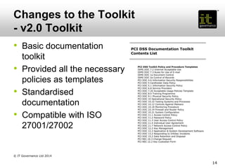Implementing PCI DSS v2.0 and v3.0 best practice | PPT