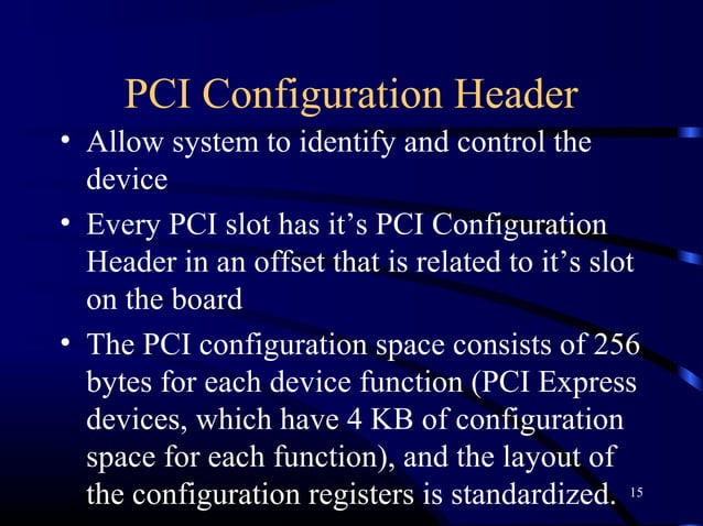 Pcie drivers basics | PPT | Operating Systems | Computer Software and ...