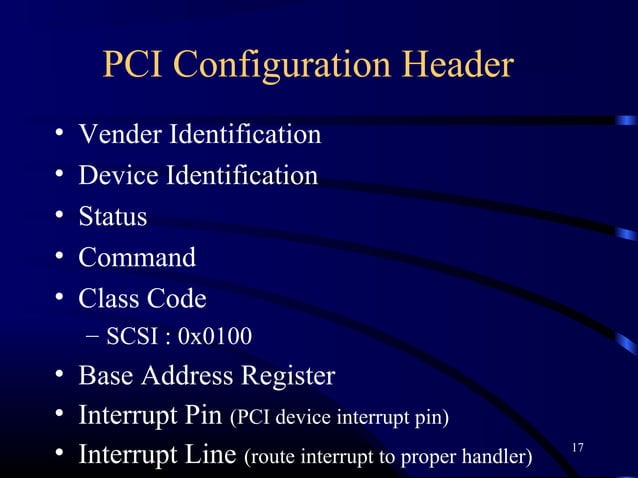 Pcie drivers basics | PPT | Operating Systems | Computer Software and ...