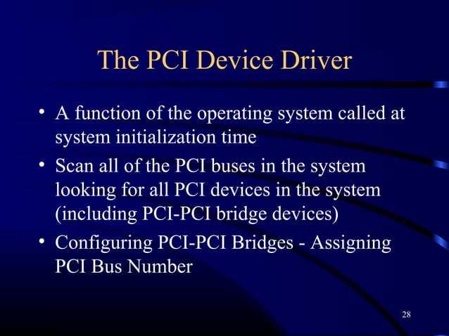 Pcie drivers basics | PPT | Operating Systems | Computer Software and Applications