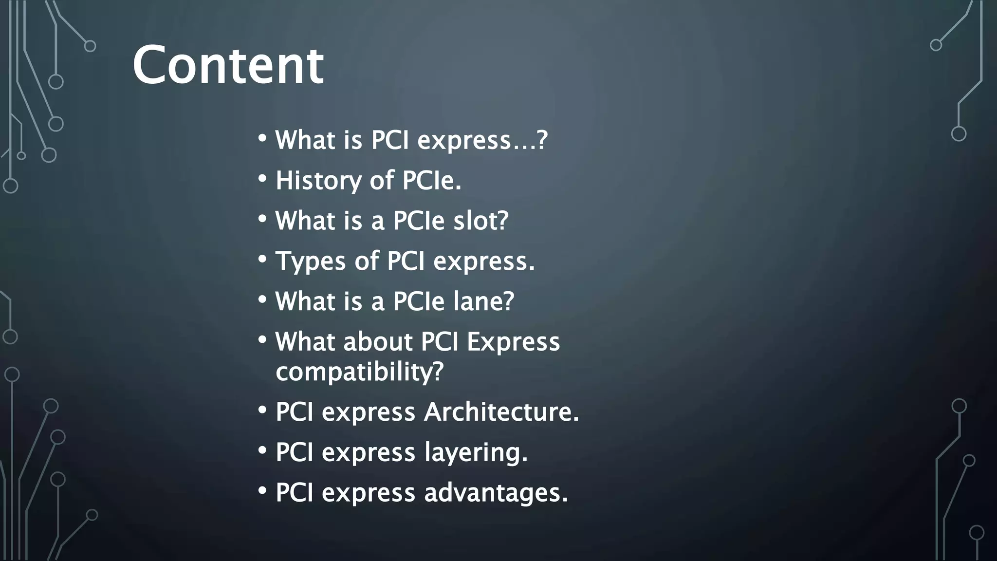 PCI express | PPTX