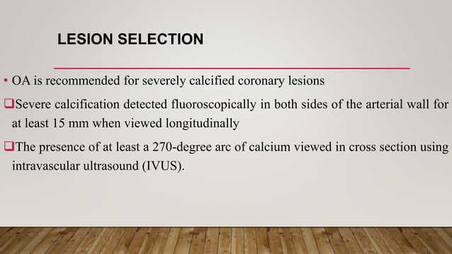 PCI in calcified lesions.pptx | Medical Health