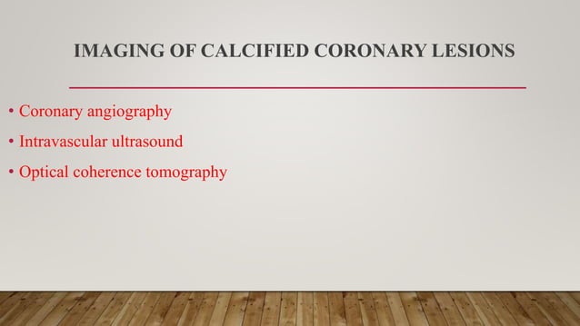PCI in calcified lesions.pptx | Medical Health