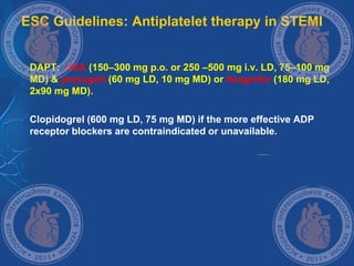 Pci in stemi. state of the art. Petr widimsky | PDF