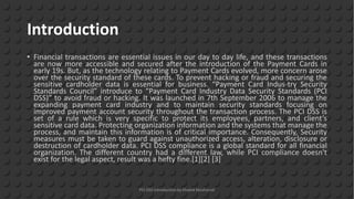 PCI DSS introduction by khaled mosharraf, | PPT