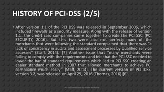 PCI DSS introduction by khaled mosharraf, | PPT