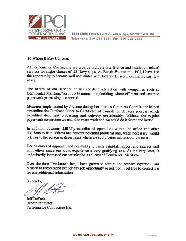 Customer Recommendation Letter | PDF