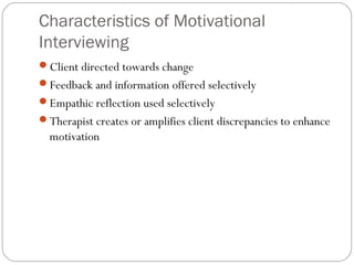Motivational Interviewing | PPT