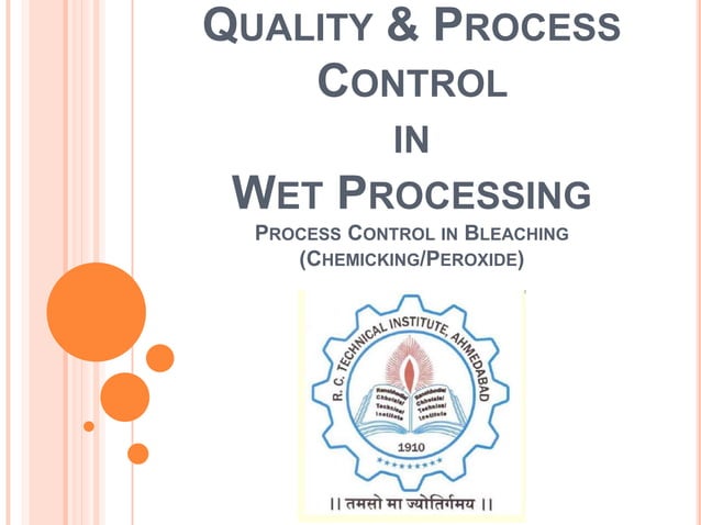 Process Control in Bleaching | PPT