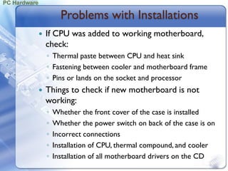 Pc installation | PPT