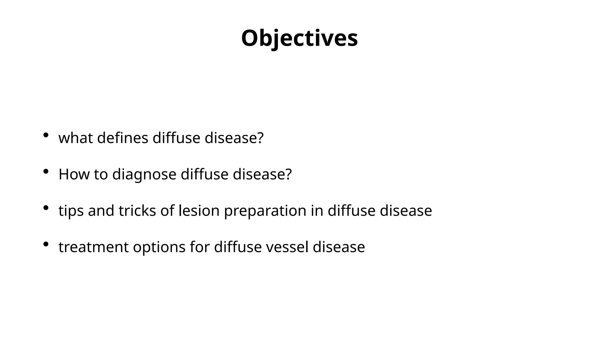 Percutaneous coronary intervention of diffuse disease in Coronary ...