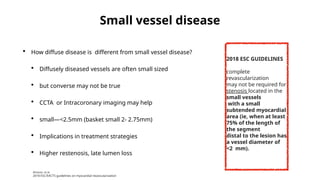Percutaneous coronary intervention of diffuse disease in Coronary ...