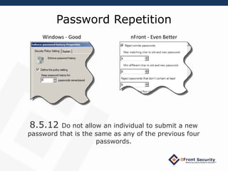 PCI Password Policy Compliance | PPT