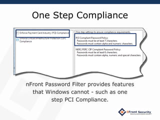 PCI Password Policy Compliance | PPT