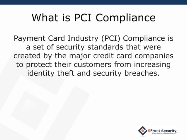 PCI Password Policy Compliance | PPT