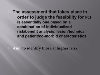 PCI procedure complication | ODP