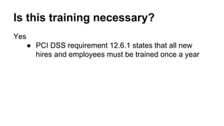 Pci security awareness | PPTX