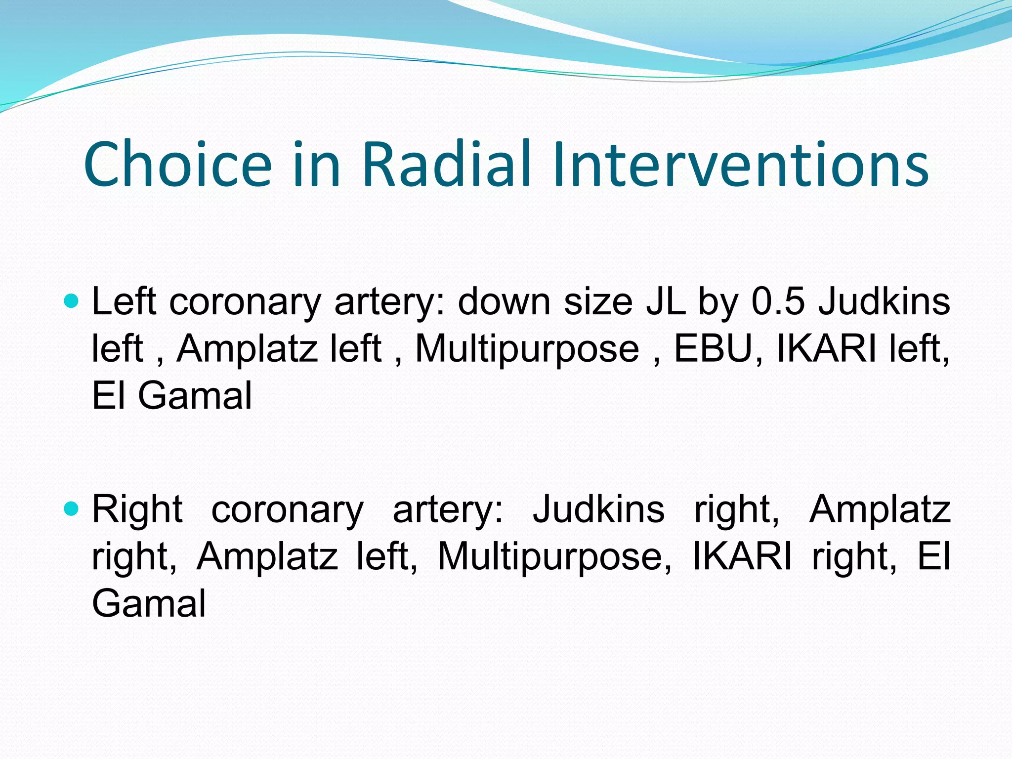 Coronary angioplasty : simplified | PPTX