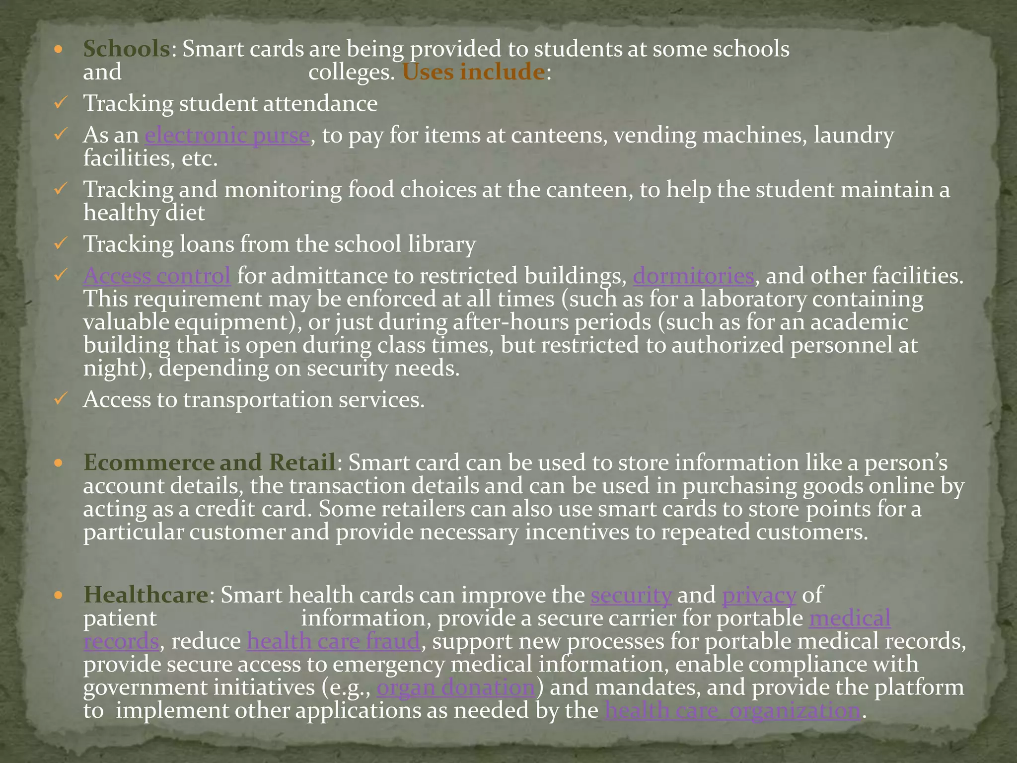PCI,Smart Card,ATM and E-commerce | PPTX