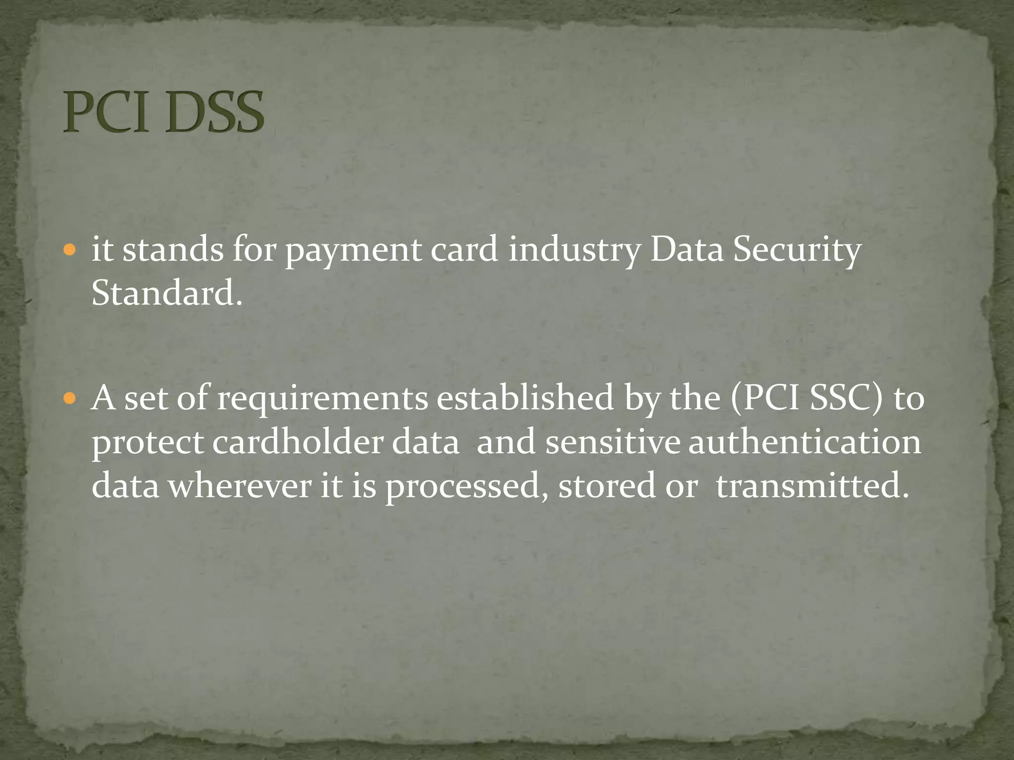 PCI,Smart Card,ATM and E-commerce | PPTX