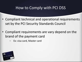 Payment Card Industry Security Standards | PPTX
