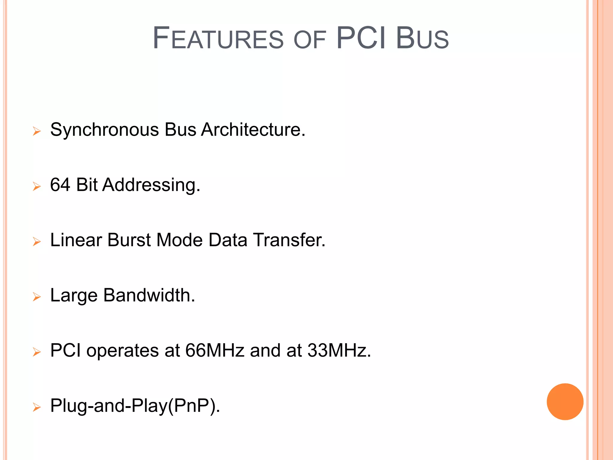 Pci,usb,scsi bus | PPTX