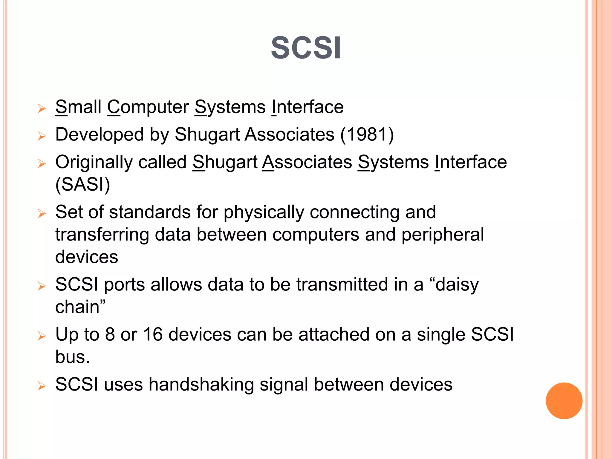 Pci,usb,scsi bus | PPTX