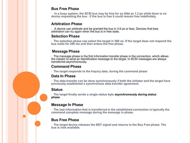 Pci,usb,scsi bus | PPTX