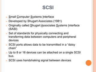 Pci,usb,scsi bus | PPTX