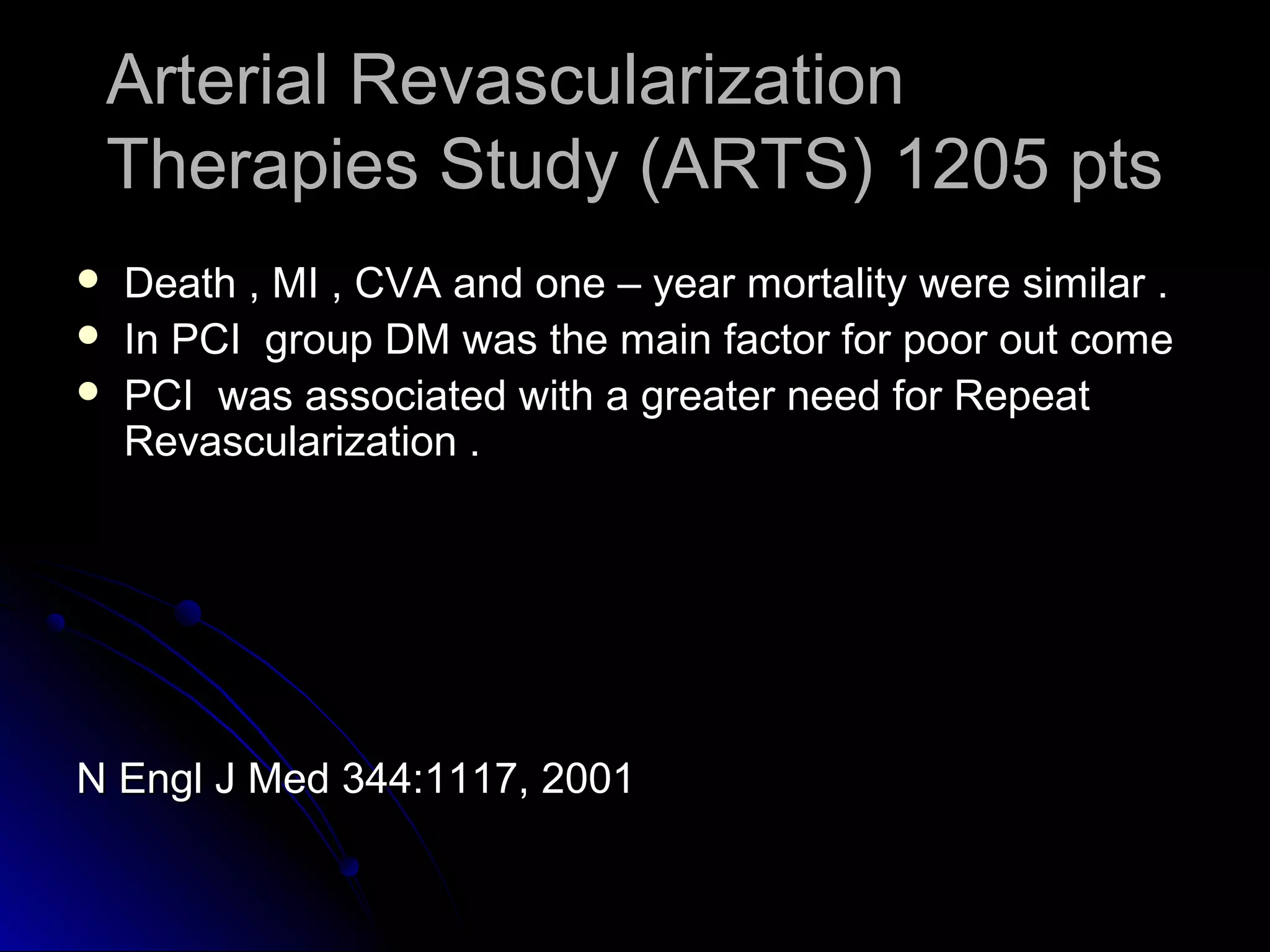 Pci vs cabg | PPT