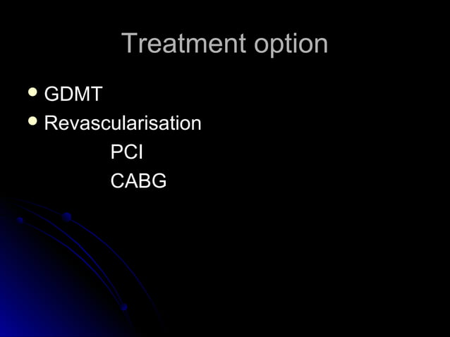 Pci vs cabg | PPT