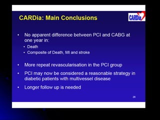 Pci vs cabg | PPT
