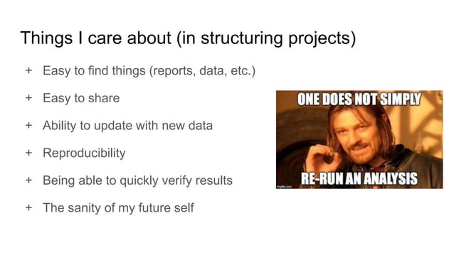 Reproducible Project Workflow In R With Projecttemplate Ppt