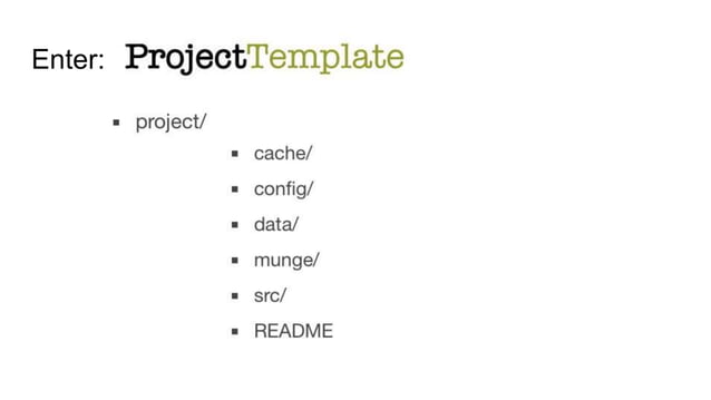 Reproducible Project Workflow In R With Projecttemplate Ppt