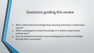 PCK for Elementary Math teachers.pptx