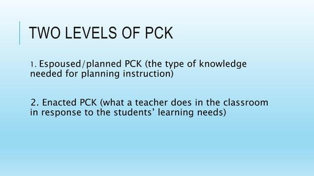 PCK for Elementary Teachers in Science.pptx