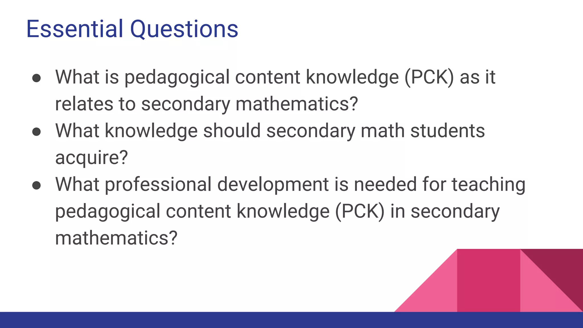 PCK Secondary Math.pptx