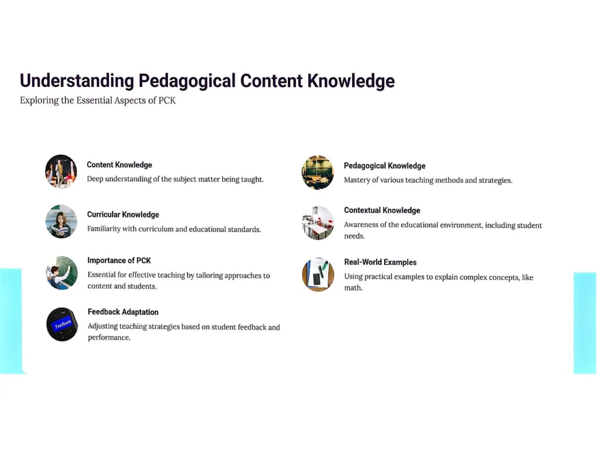 pedagogical content knowledge and technological pedagogical content ...