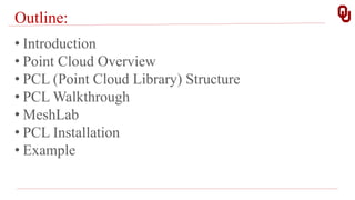 PCL (Point Cloud Library) | PPTX