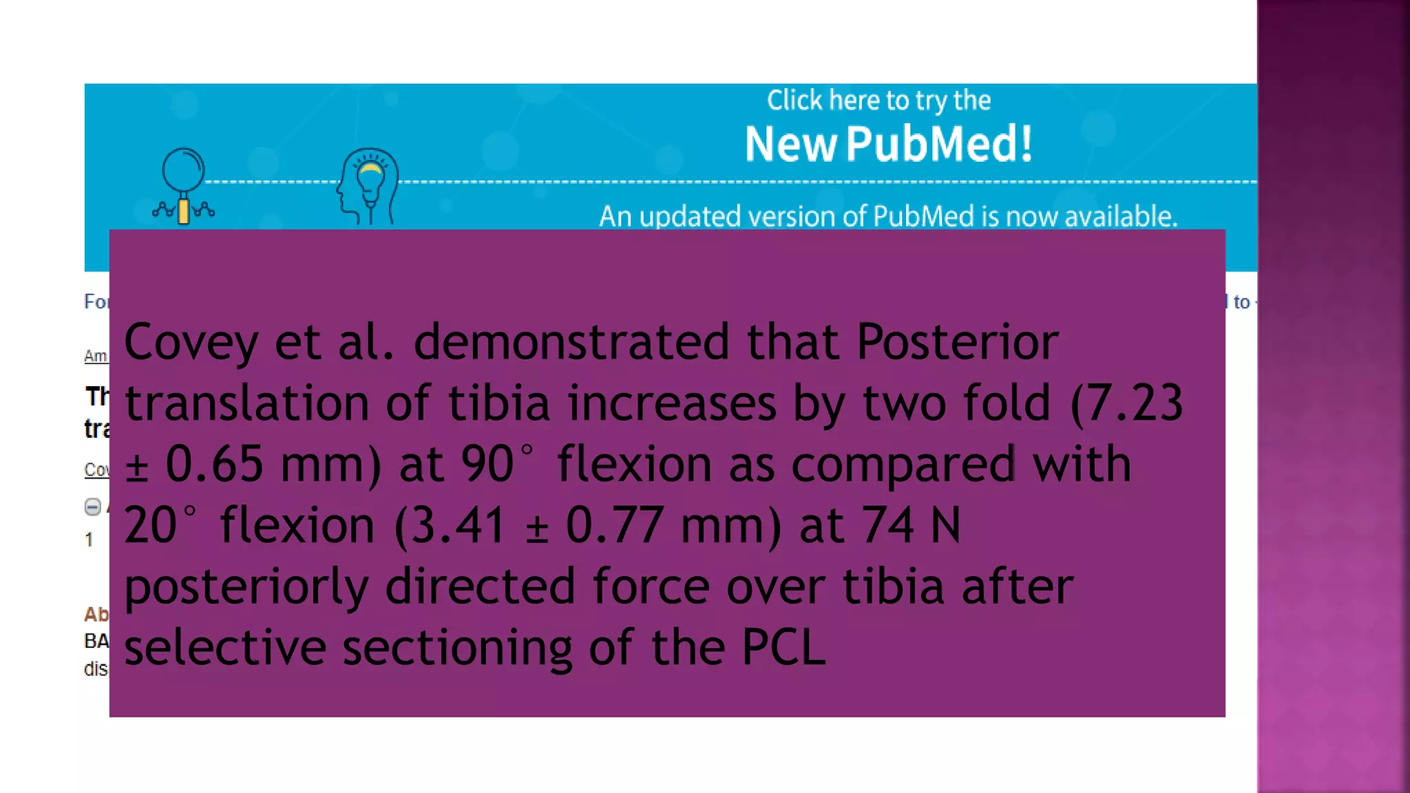 Posterior Cruciate Ligament Injury | PPT