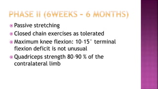 Posterior Cruciate Ligament Injury | PPT