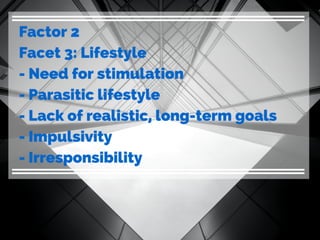 An Overview of the Psychopathy Checklist-Revised (PCL-R) | PPT