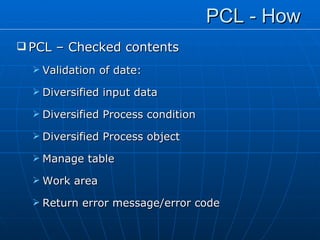 Program Check List (PCL) FSOFT | PPT