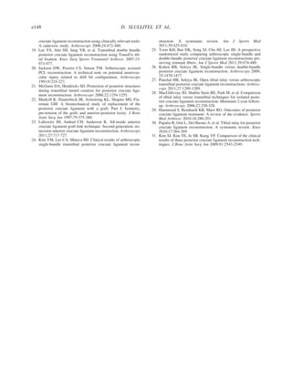 DOUBLE-BUNDLE "ALL-INSIDE" POSTERIOR CRUCIATE LIGAMENT RECONSTRUCTION | PDF