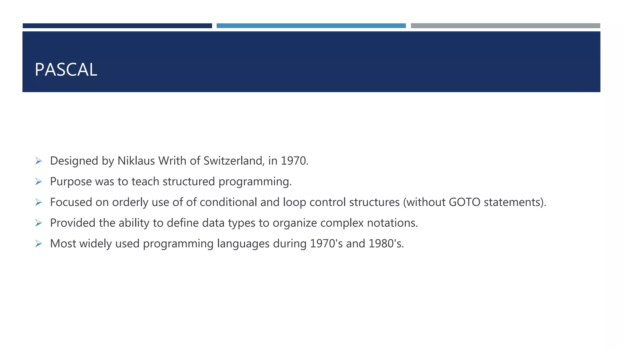 Programming languages | PPT