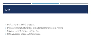 Programming languages | PPT | Free Download